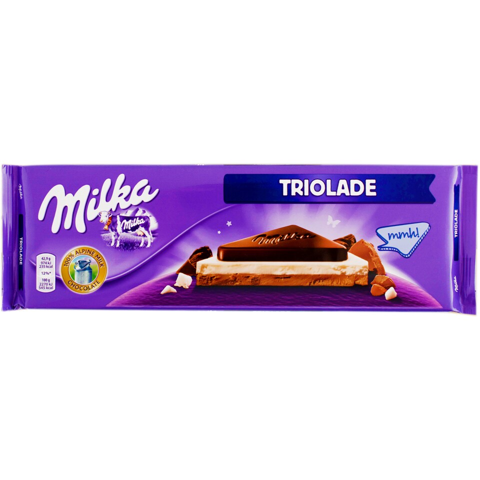 Milka | Triolade | Ciocolata cu lapte 300g | Mega-image