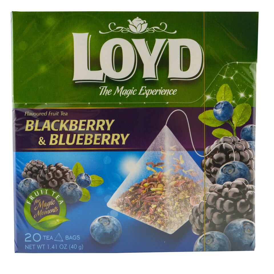 Loyd | Ceai infuzie de afine si mure 20 plicuri 20x2g | Mega-image