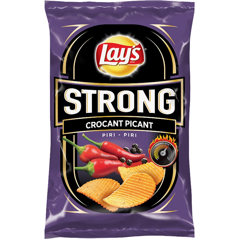 Lay's | Strong | Chipsuri cu aroma de ardei 120g | Mega-image