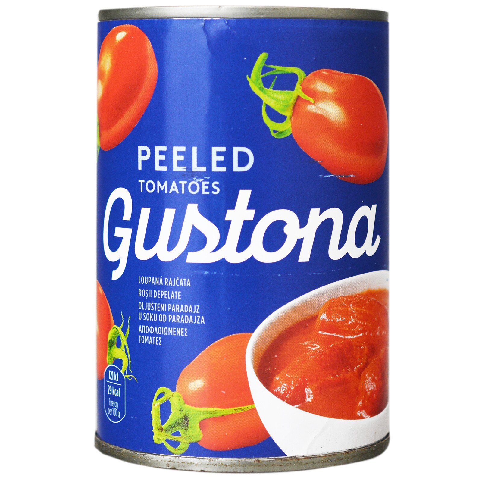 Gustona | Rosii decojite in suc de rosii 400g | Mega-image