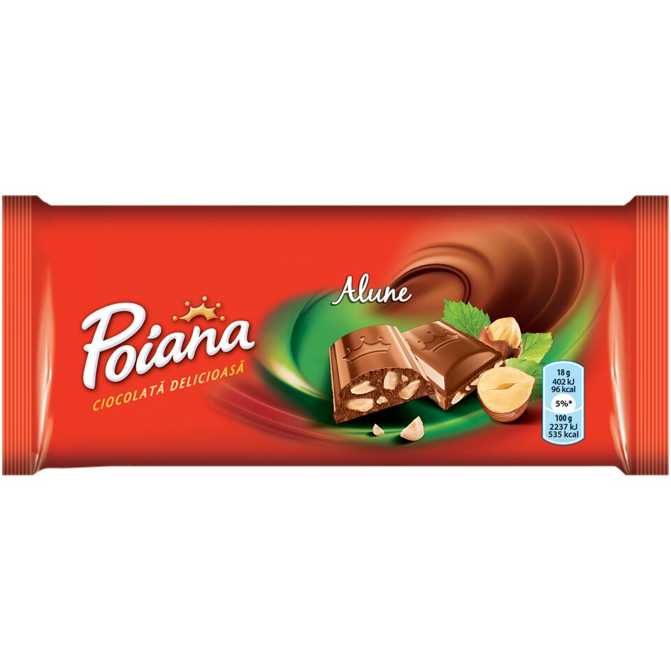 Poiana | Ciocolata cu alune 90g | Mega-image