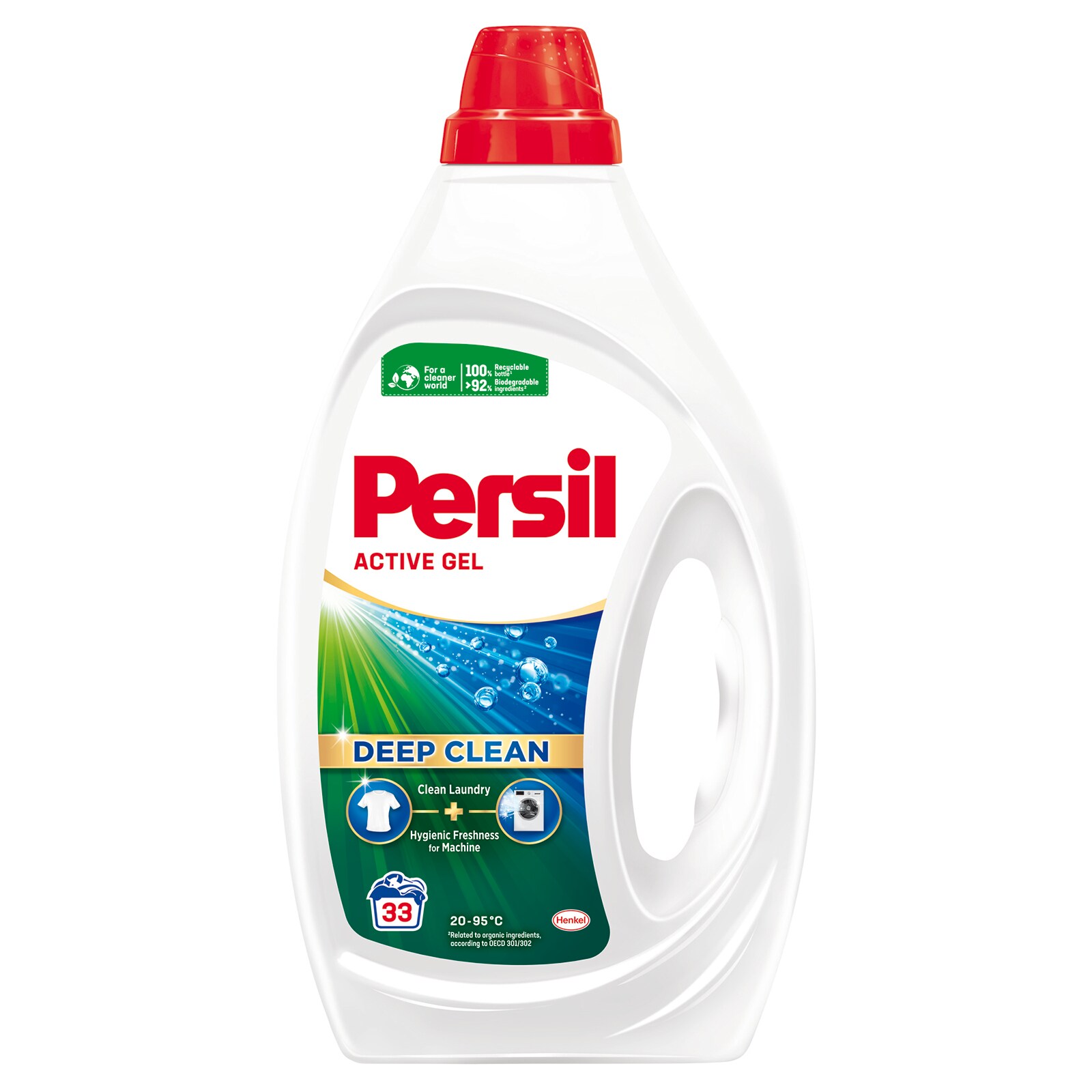 Persil | Detergent Active Gel, 33 spalari 1.485L | Mega-image