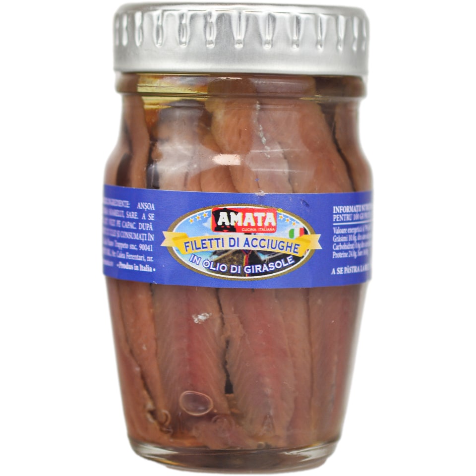 Amata | File ansoa in ulei de floarea-soarelui 80g | Mega-image