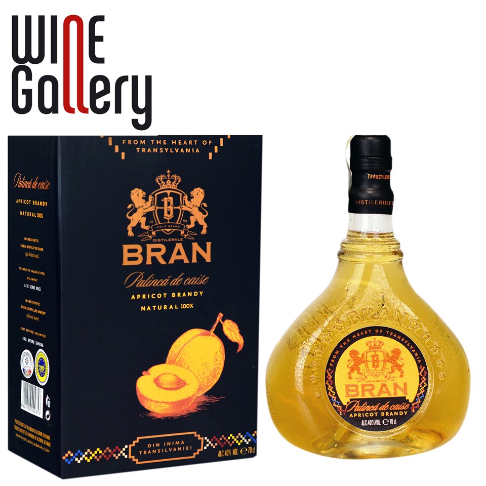 Bran | Palinca de caise 700ml | Mega-image