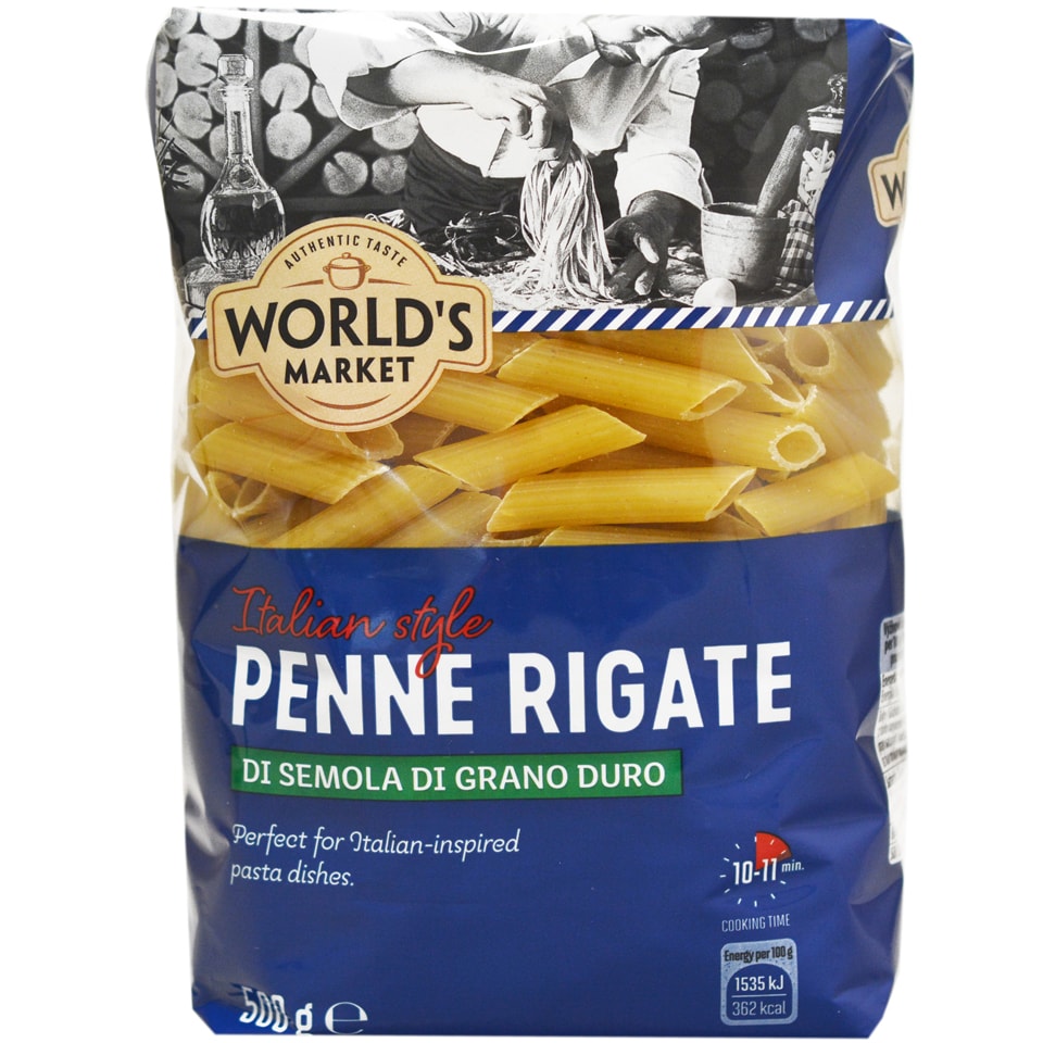 World's Market | Paste Penne rigate 500g | Mega-image