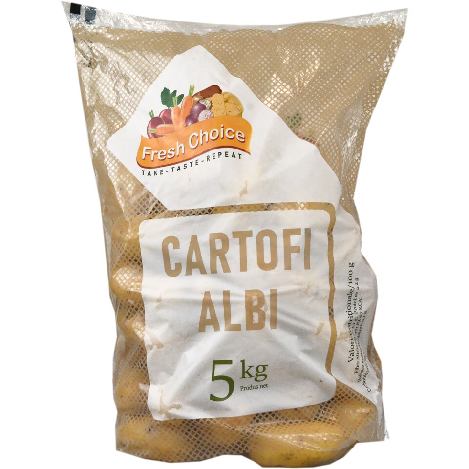 (produs ambalat) | Cartofi albi 5kg | Mega-image