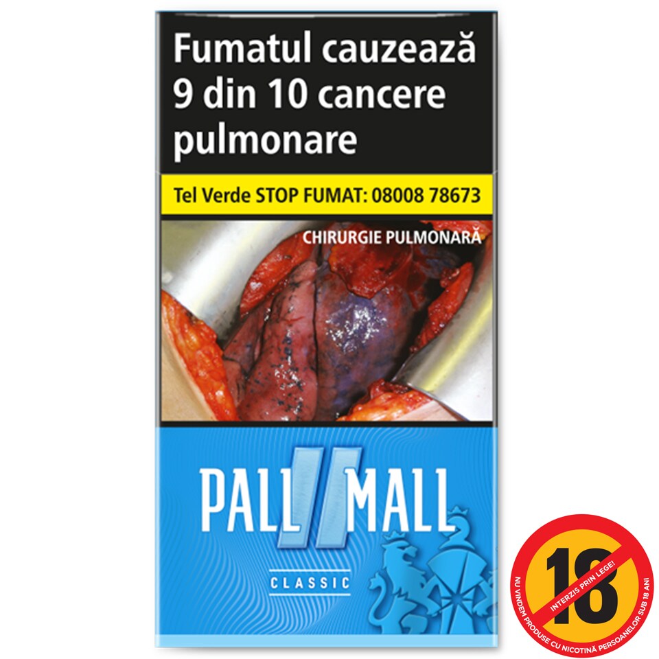 Pall Mall | Tigari Classic Azure 100s | Mega-image