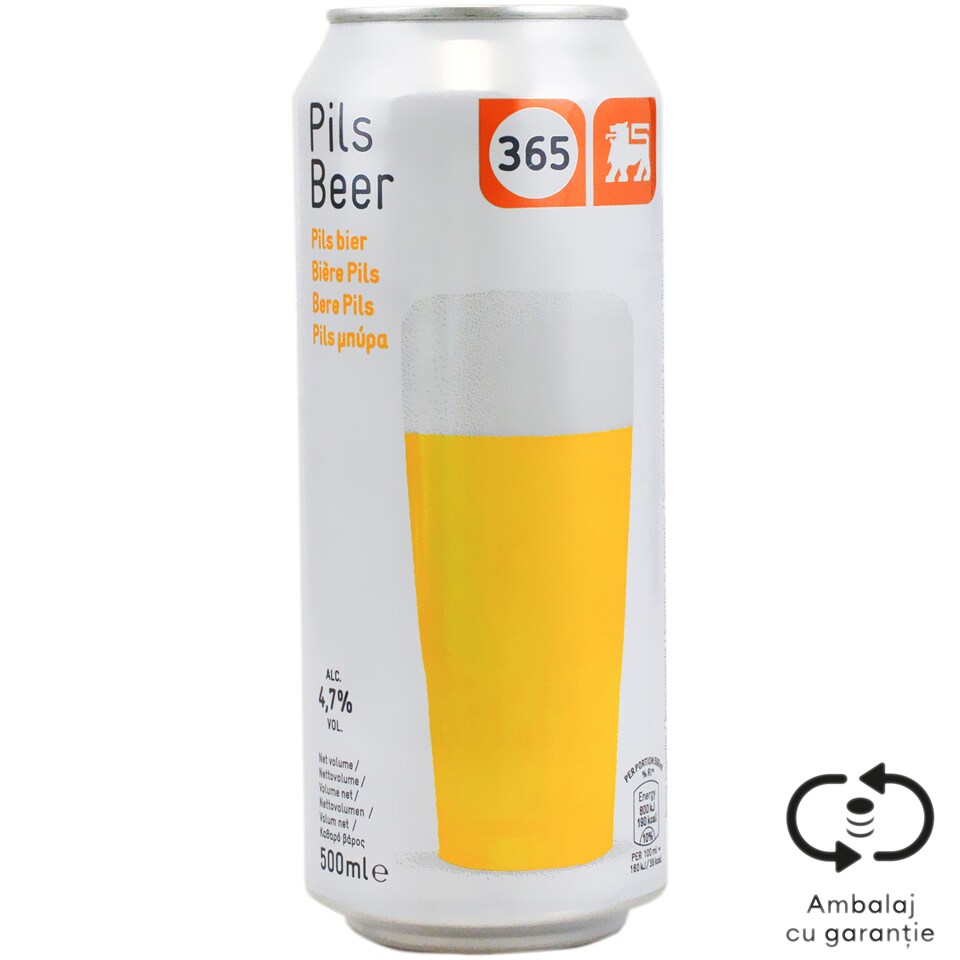 365 | Bere blonda 0.5L | Mega-image