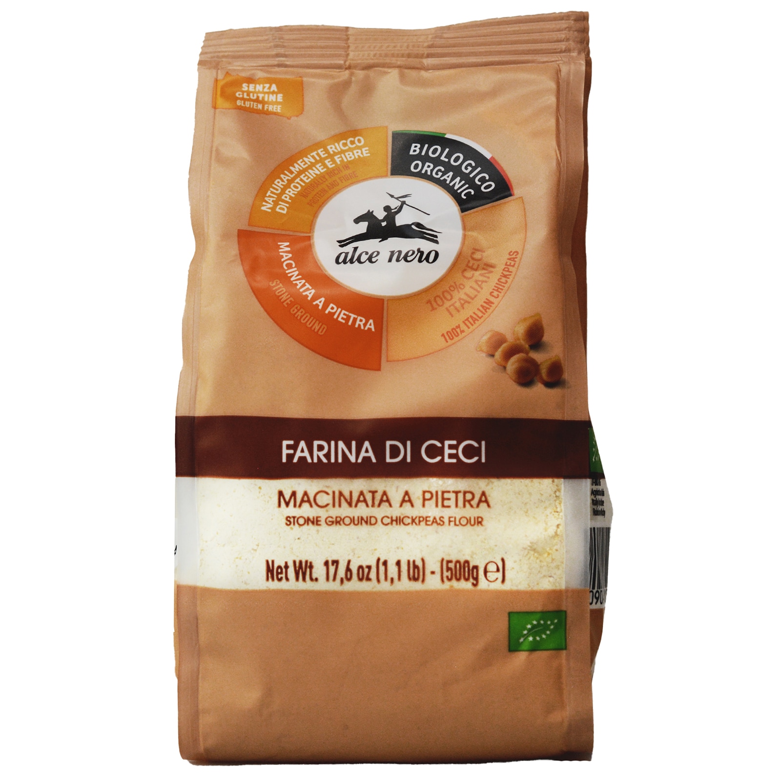 Alce Nero | Faina de naut bio 500g | Mega-image