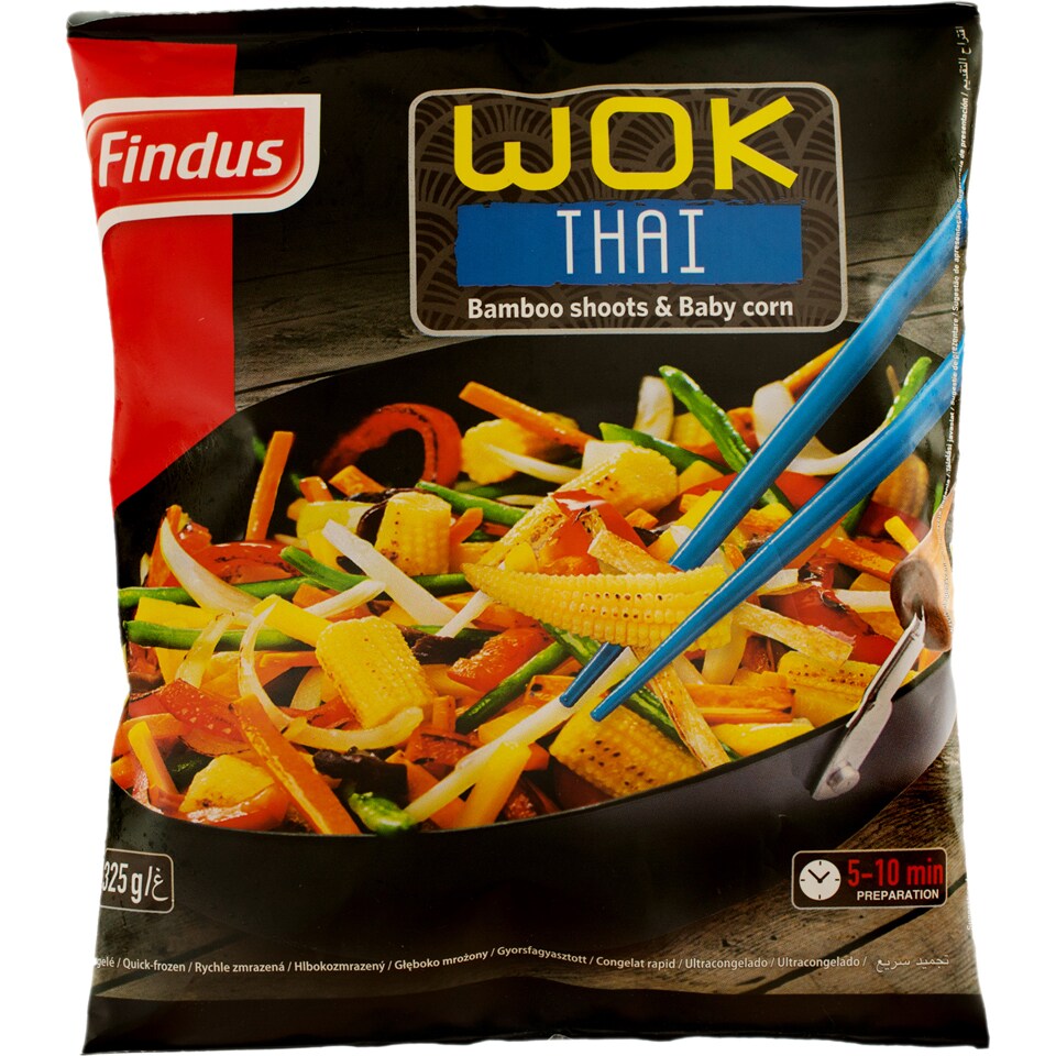 Findus | Amestec de legume Wok Thai usor condimentat 325g | Mega-image
