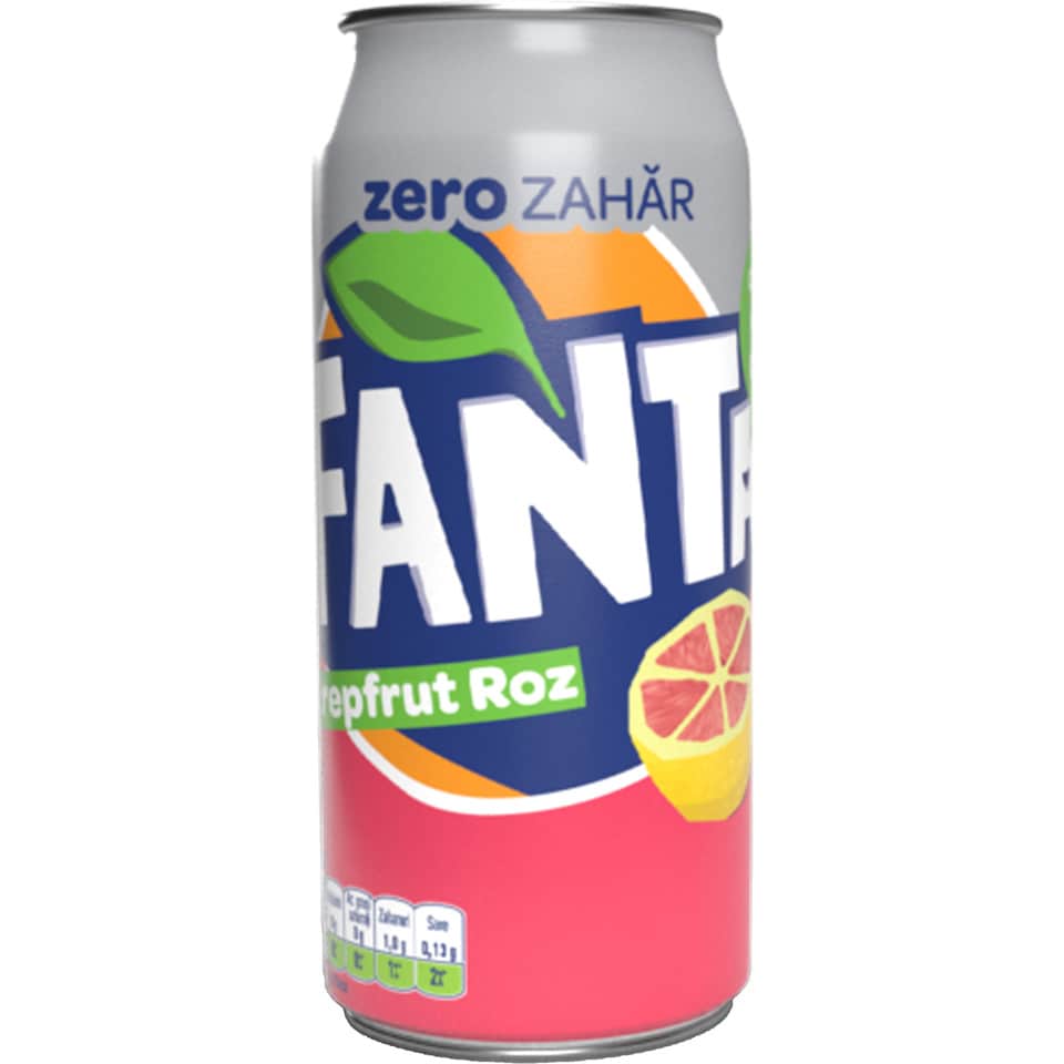 Fanta Zero Zahar | Bautura racoritoare carbogazoasa cu suc de ...