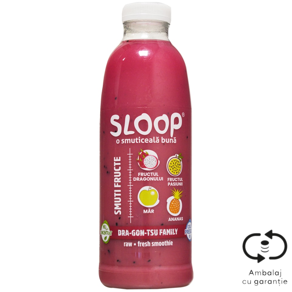 Sloop | Smoothie cu fructul dragonului 750ml | Mega-image