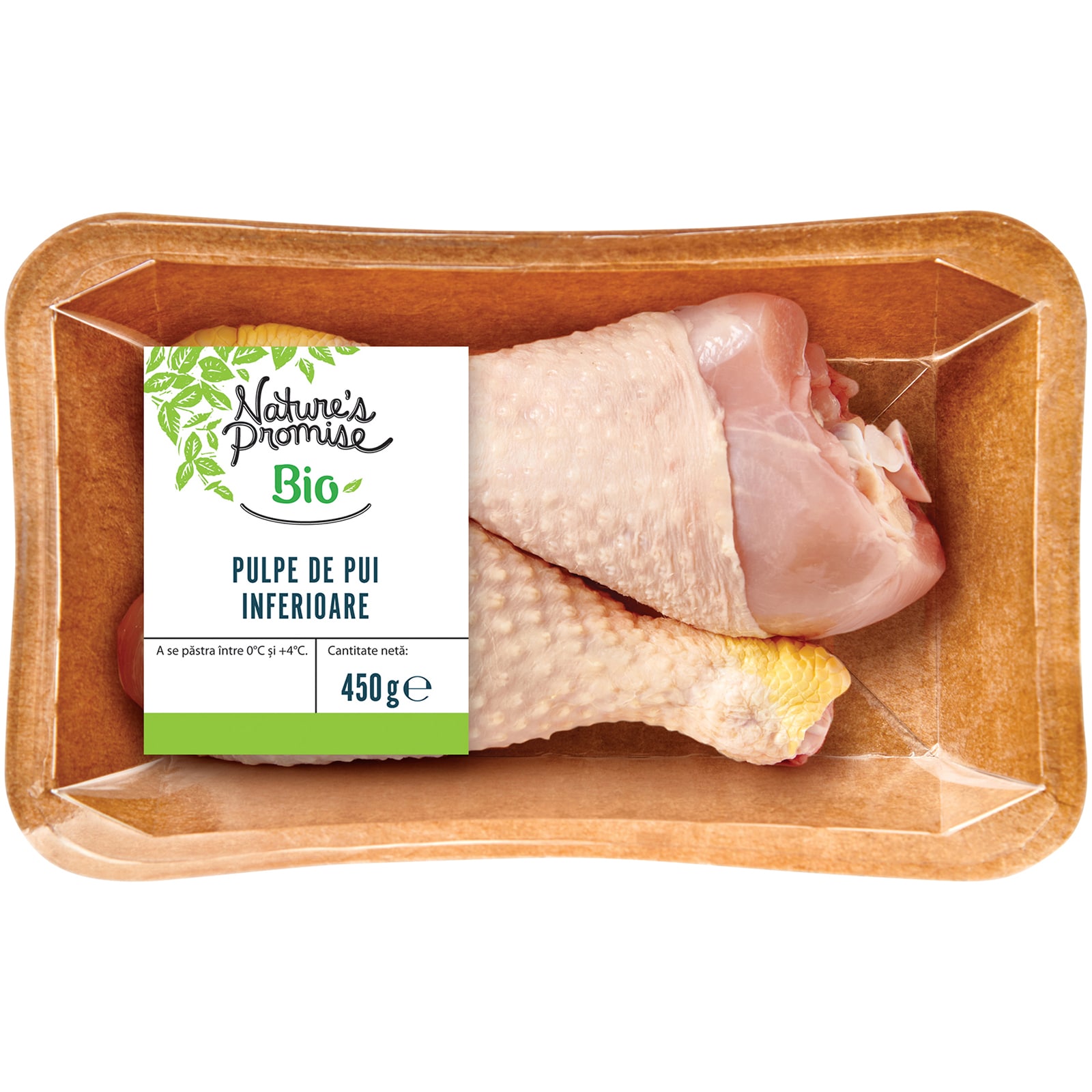 Nature's Promise Bio | Pulpe de pui inferioare bio 450g | Mega-image