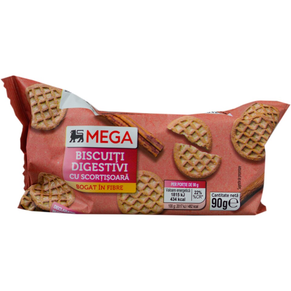 MEGA | Biscuiti digestivi cu scortisoara 90g | Mega-image