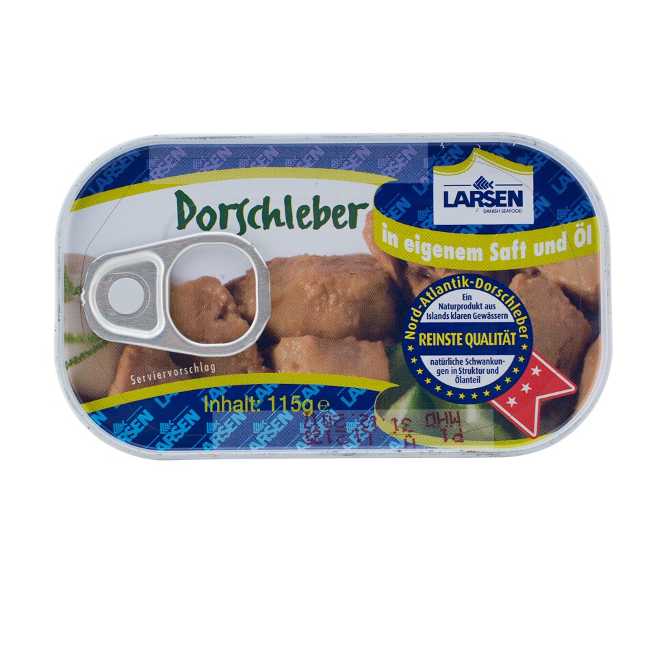 Larsen | Ficat de cod 115g | Mega-image