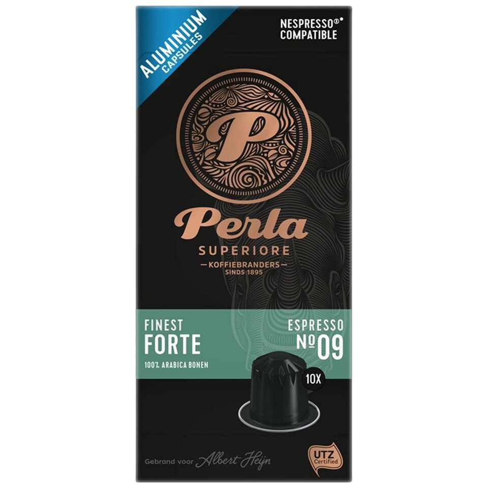 Perla | Superiore | Cafea Espresso Finest Forte 10 capsule | Mega-image