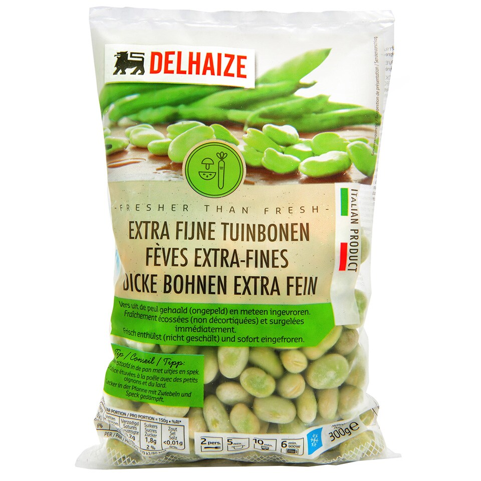 Delhaize | Boabe de fasole fava 300g | Mega-image