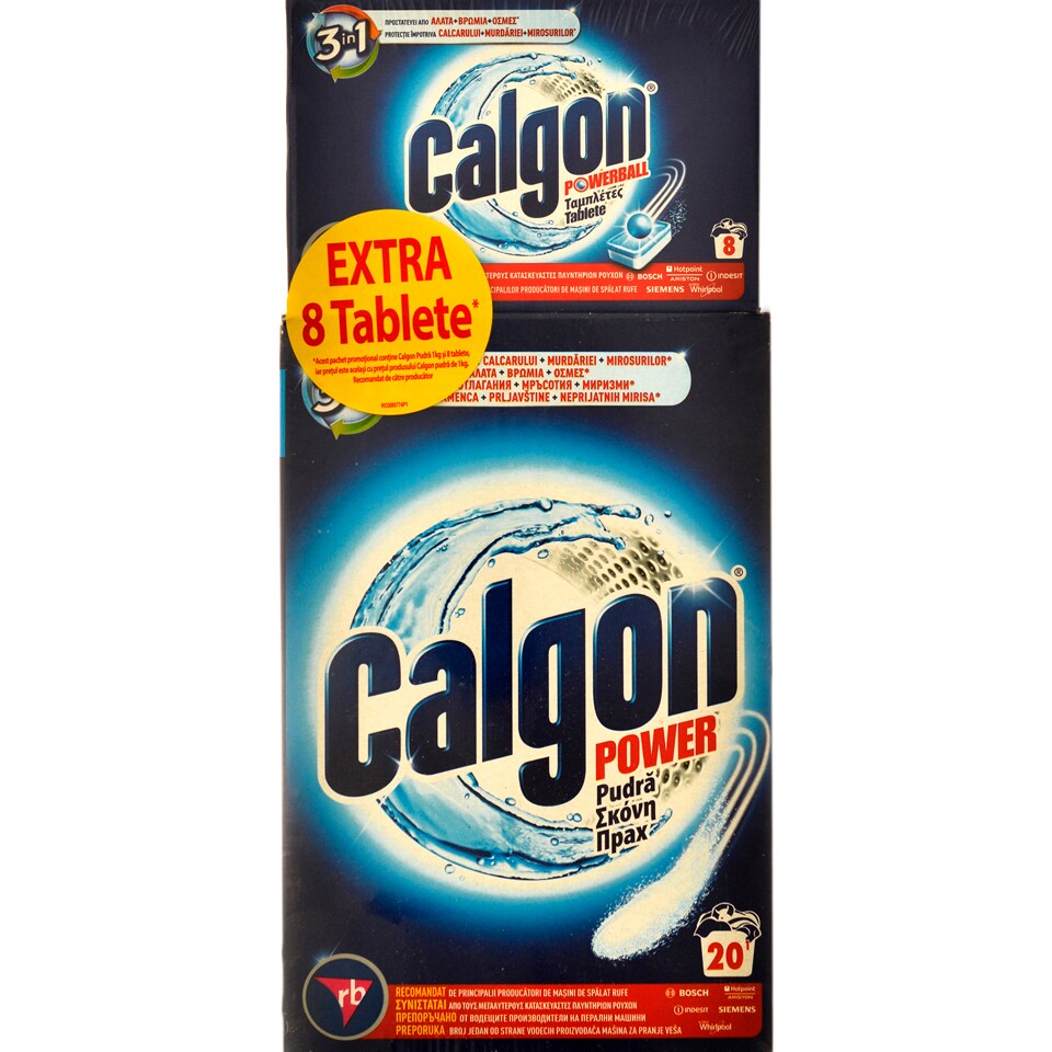 Calgon | Anticalcar + Calgon 8 tablete 1kg | Mega-image