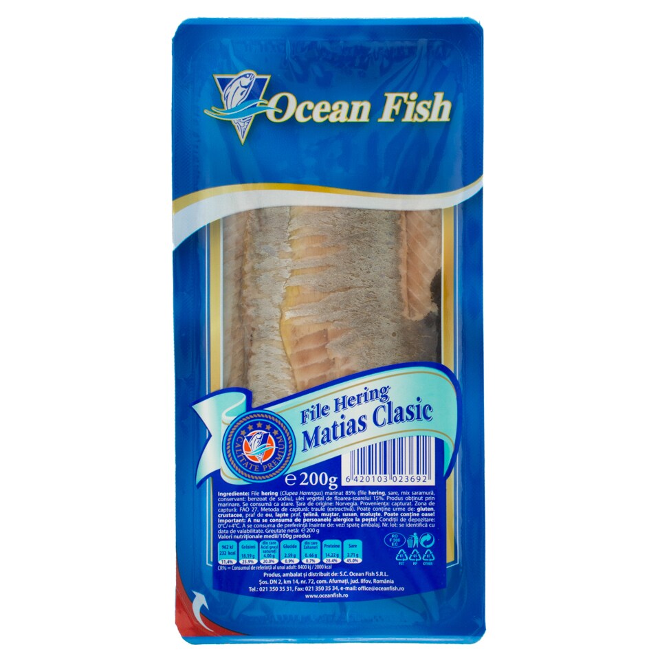 Ocean Fish | Matias | File de hering 200g | Mega-image