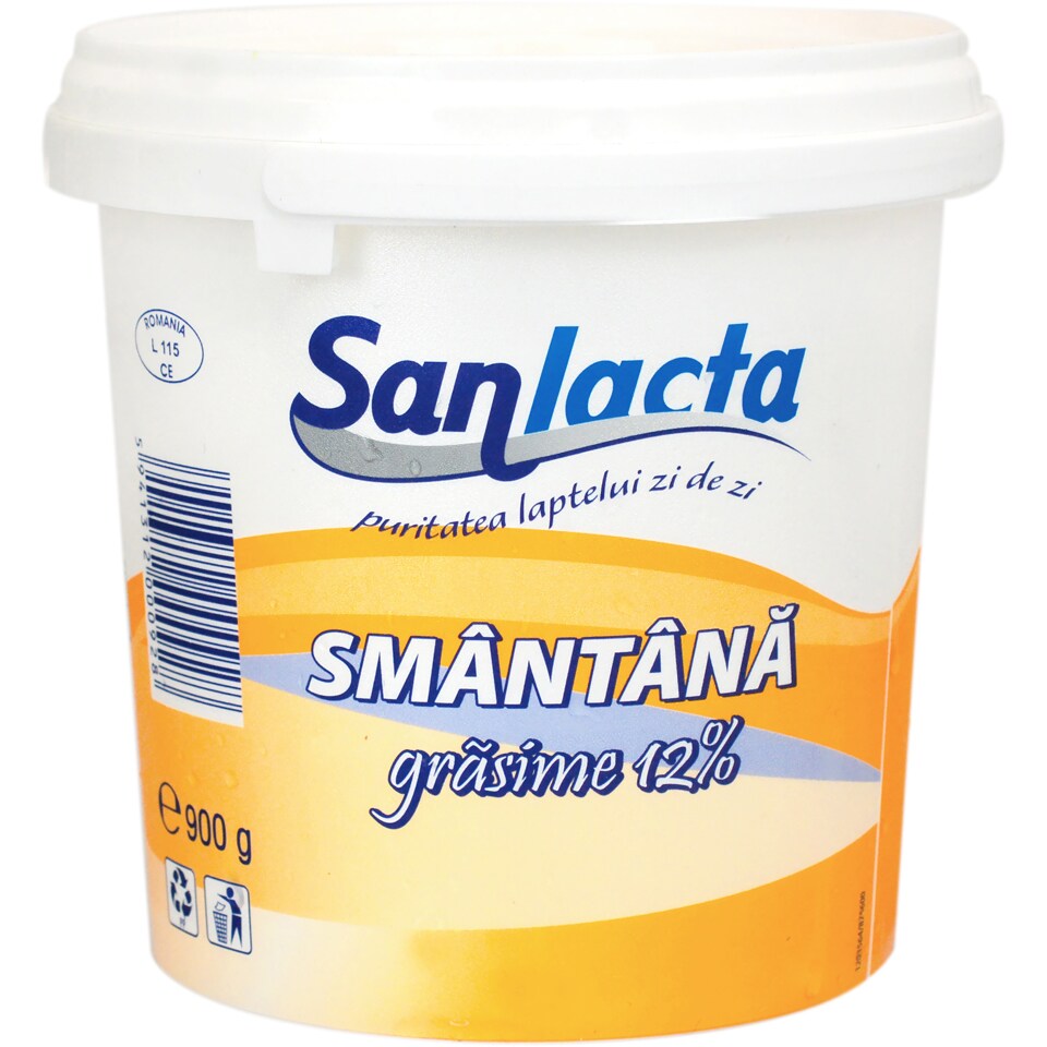 Sanlacta | Smantana 12% grasime 900g | Mega-image