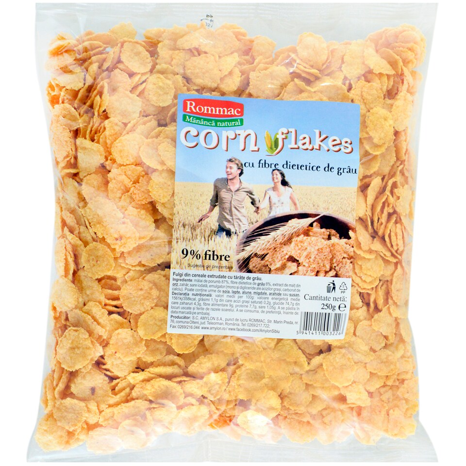 Rommac | Fulgi din cereale cu tarate de grau 250g | Mega-image
