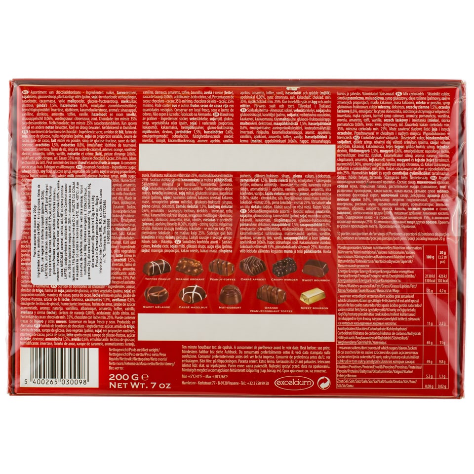 Hamlet | Excelcium | Praline asortate 200g | Mega-image