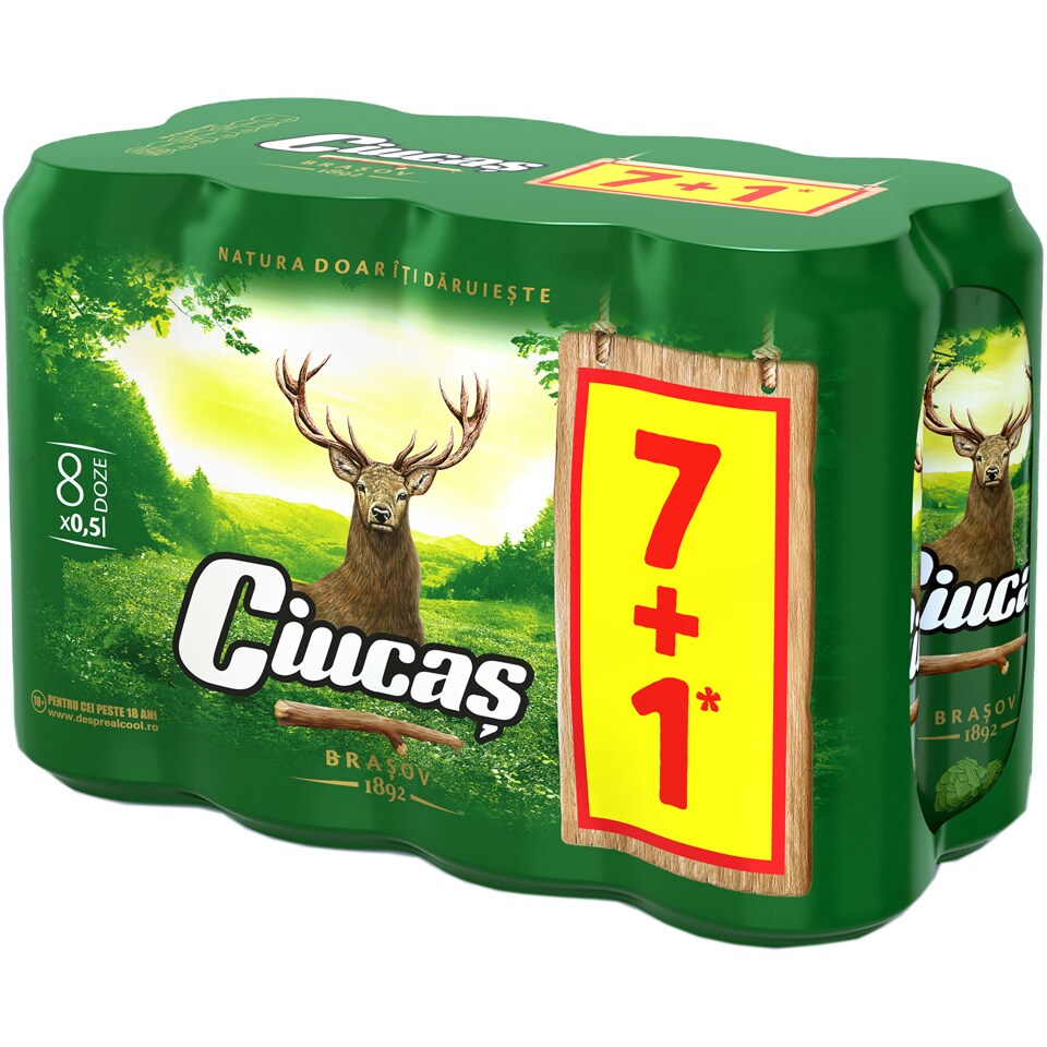 Ciucas | Bere 7+1x0.5L | Mega-image