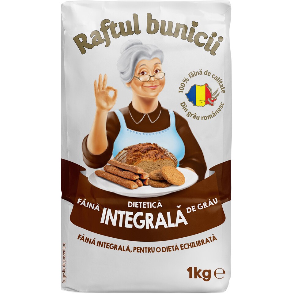 Raftul Bunicii | Faina integrala 1kg | Mega-image