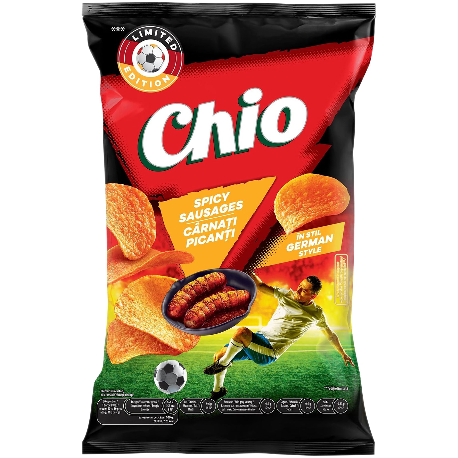 Chio | Chipsuri cu aroma de carnati picanti 125g | Mega-image