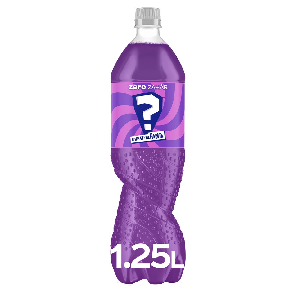 Fanta Zero Zahar | Bautura racoritoare What the Fanta 1.25L | Mega-image