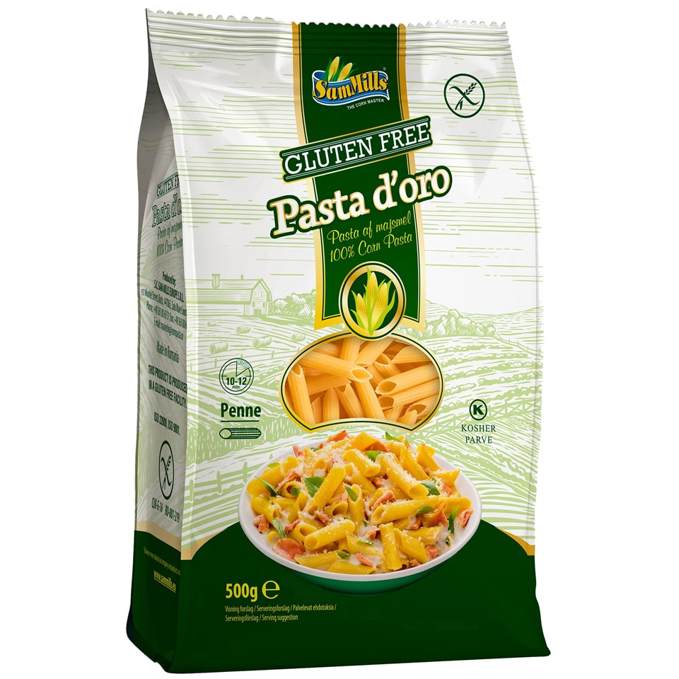 Pasta D'Oro | Paste Penne fara gluten 500g | Mega-image