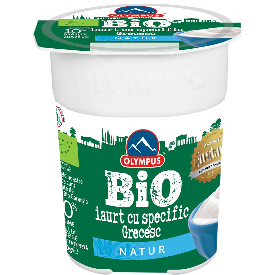 Olympus | Iaurt bio cu specific grecesc 10% grasime 150g | Mega-image