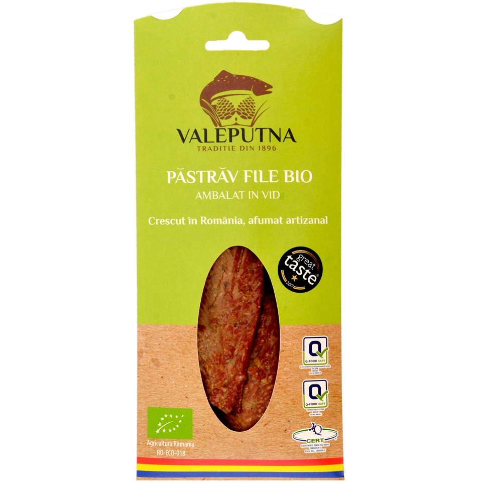 Valeputna | File pastrav afumat bio 100g | Mega-image
