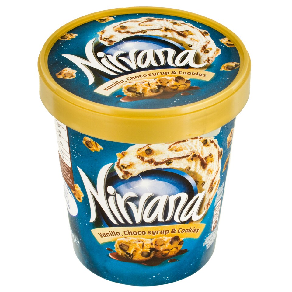 Nirvana | Inghetata de vanilie, ciocolata si cookies 315g | Mega-image