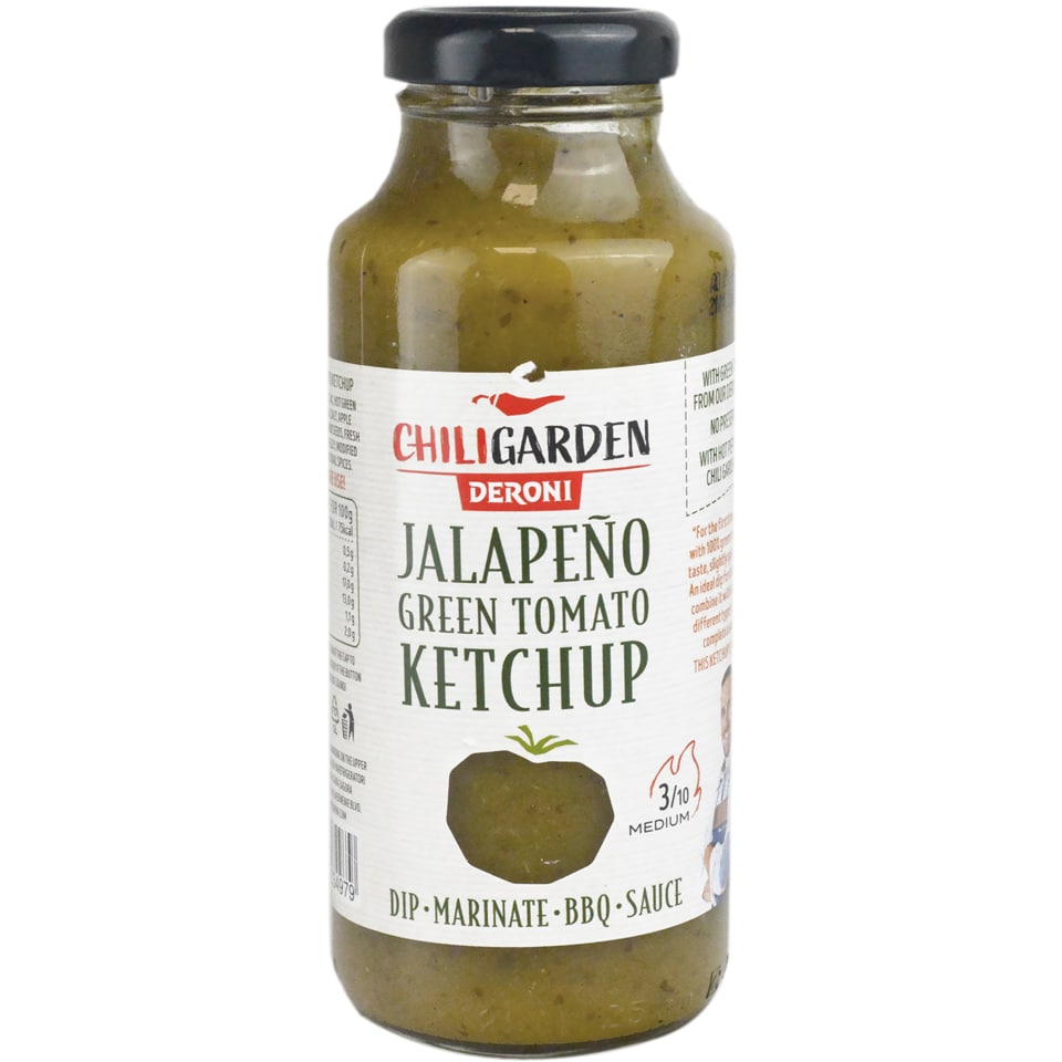 Deroni | Ketchup de rosii verzi cu jalapeno 270g | Mega-image