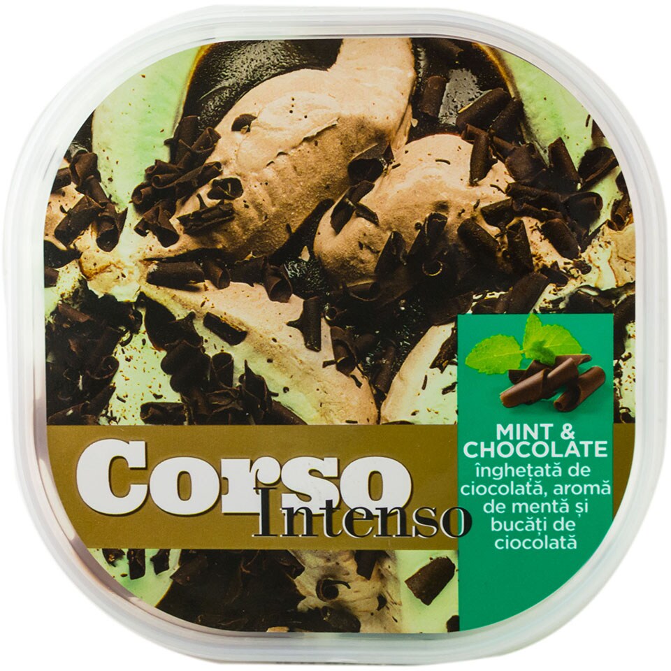 Corso | Intenso | Inghetata cu ciocolata si menta 500ml | Mega-image