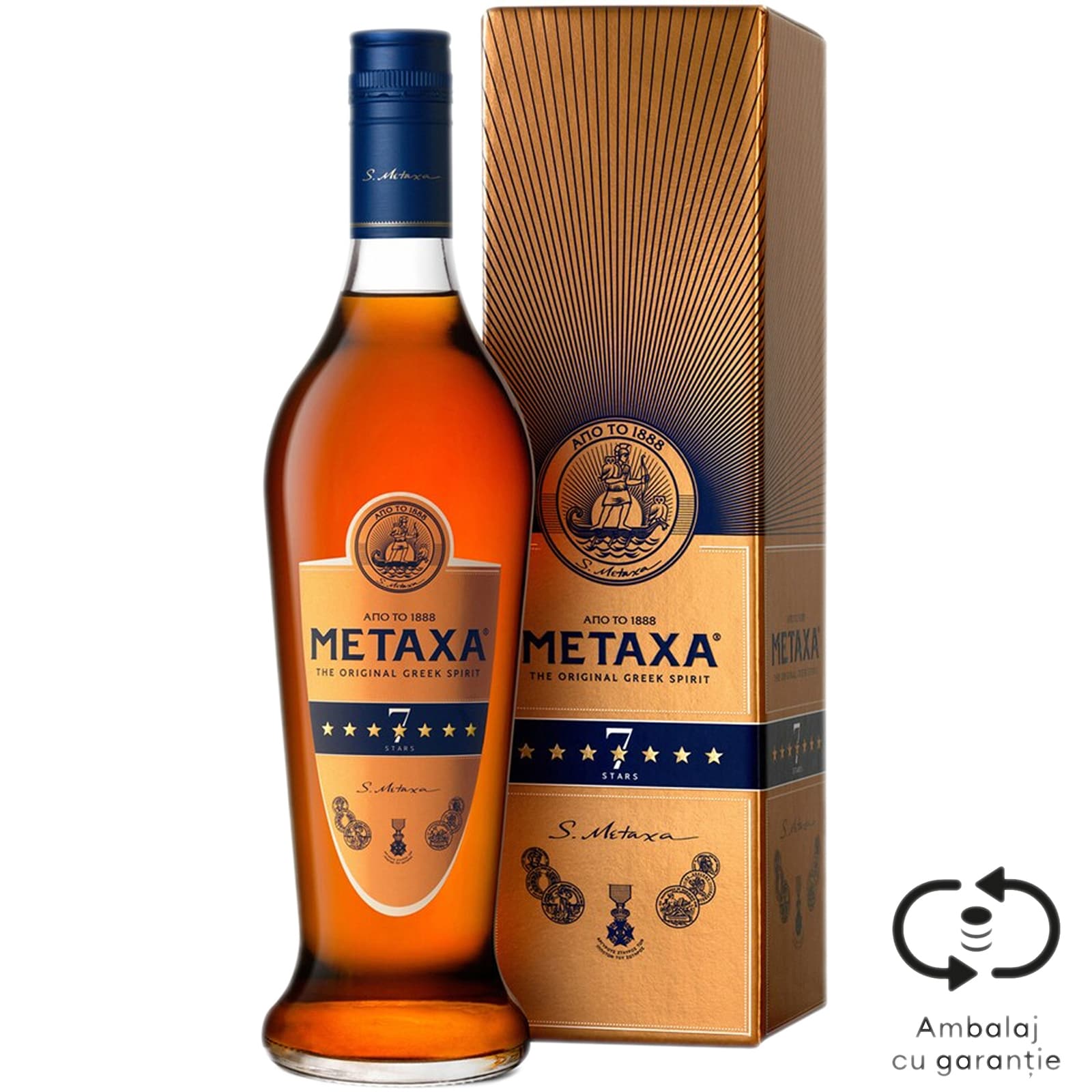 Metaxa | Brandy 7 stele 0.7L | Mega-image