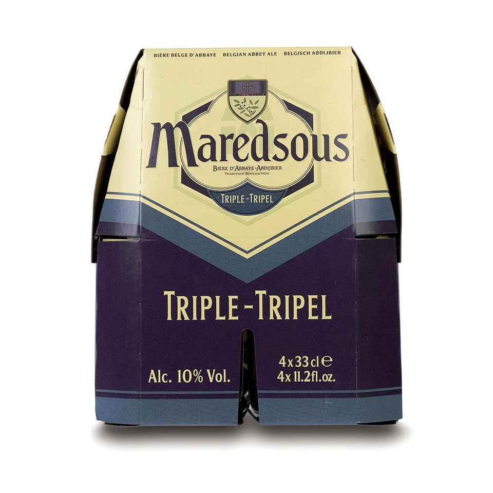 Maredsous | Bere blonda Triple 4x330ml | Mega-image