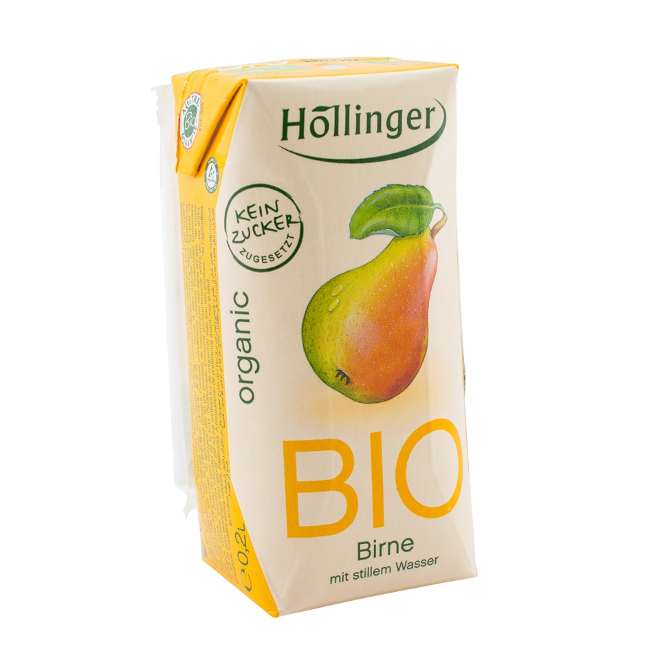 Hollinger | Suc bio neacidulat de pere 0.2l | Mega-image