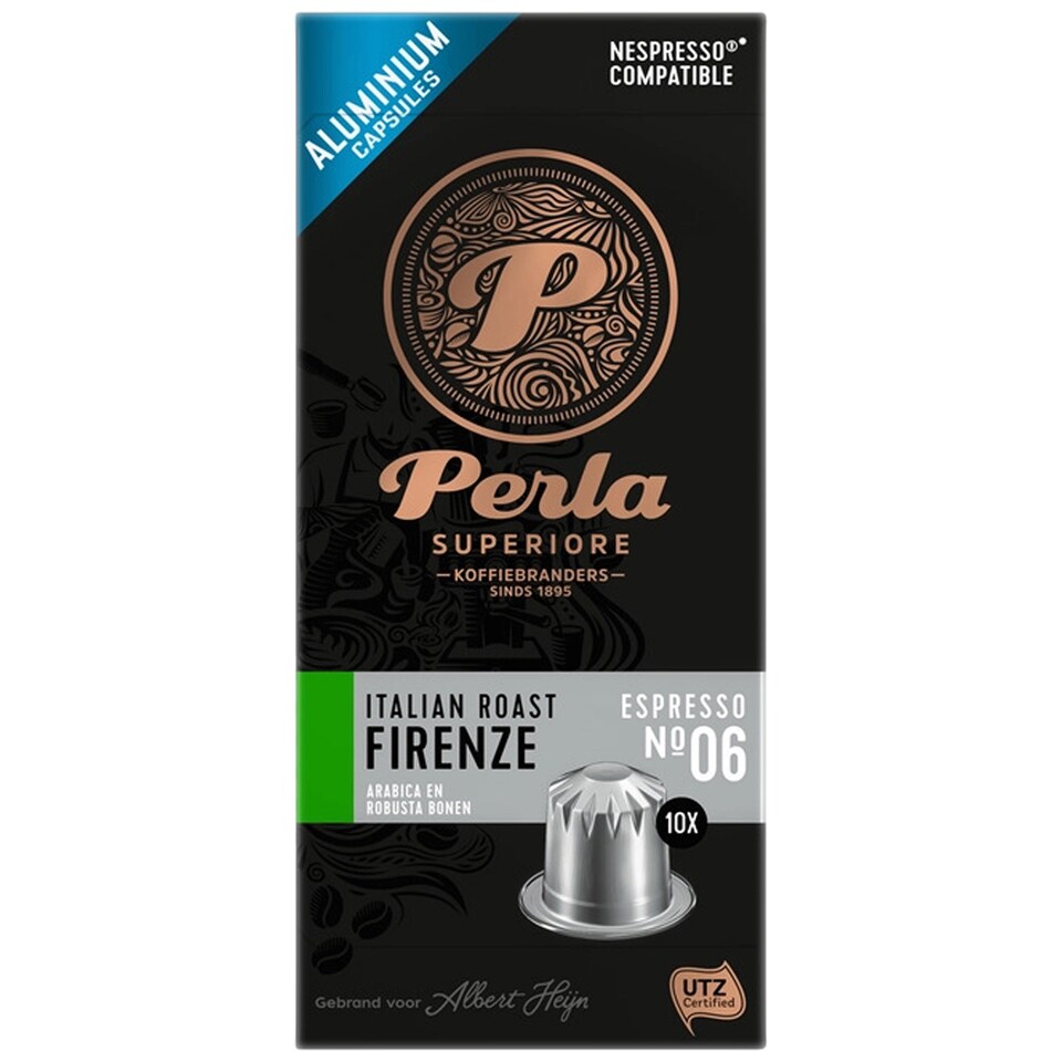 Perla | Superiore | Cafea espresso 06 Firenze 10 capsule | Mega-image