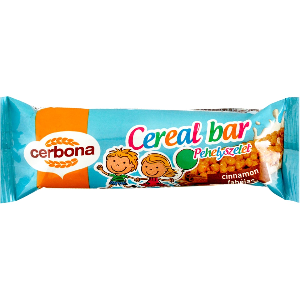 Cerbona | Baton din fulgi de cereale cu scortisoara si glazura alba 22g ...