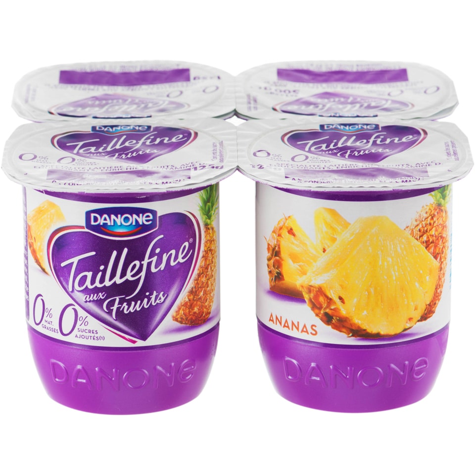 Danone | Taillefine | Specialitate lactata cu ananas 4 bucati 4x125g ...