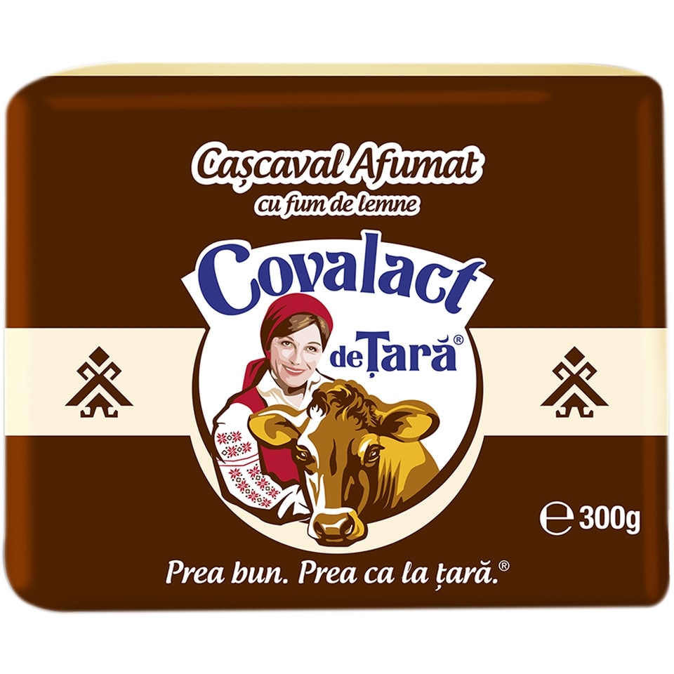 Covalact de Tara | Cascaval afumat 300g | Mega-image
