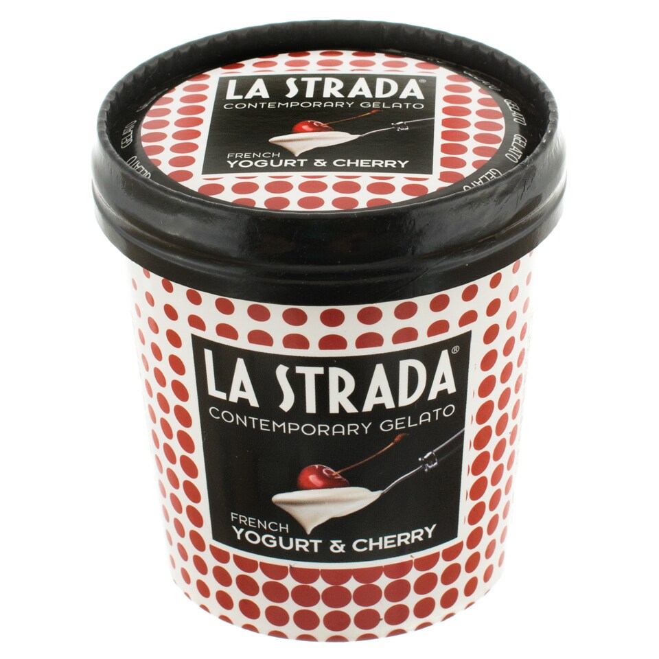 La Strada | Inghetata de iaurt si sos de cirese 120ml | Mega-image