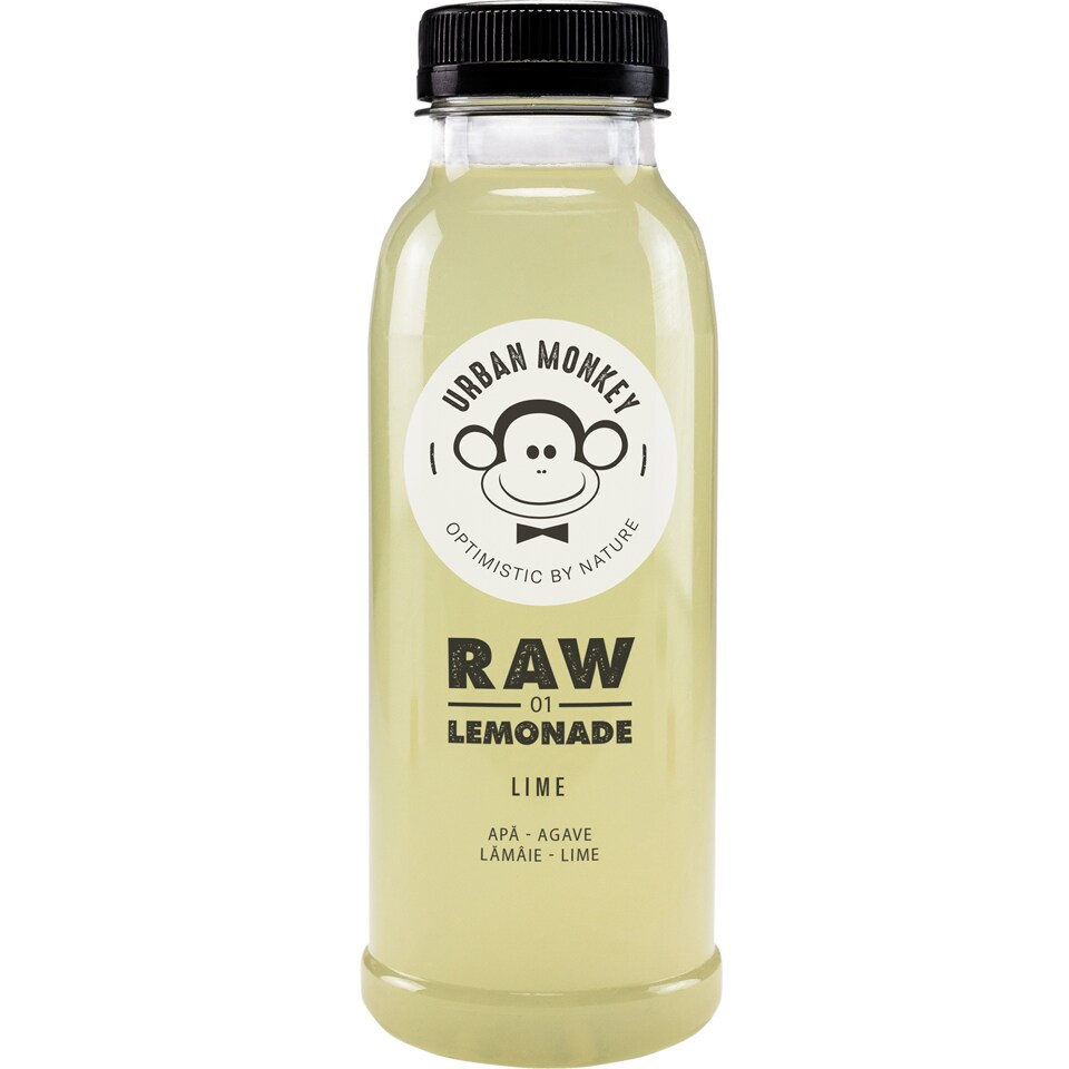 Urban Monkey | Suc Lemonade & Lime cu apa, agave, lamaie si lime 330ml ...