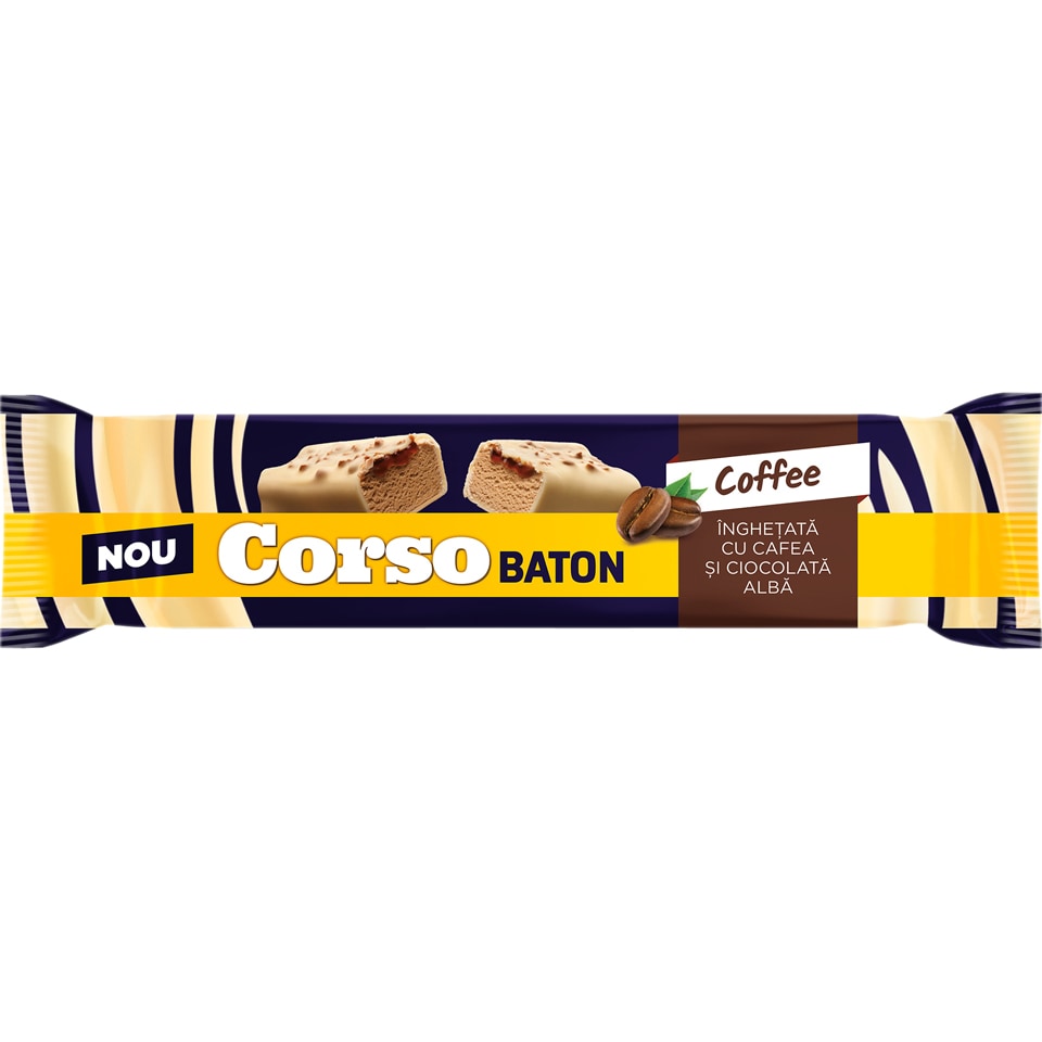 Corso | Inghetata cu cafea si ciocolata alba 45g | Mega-image