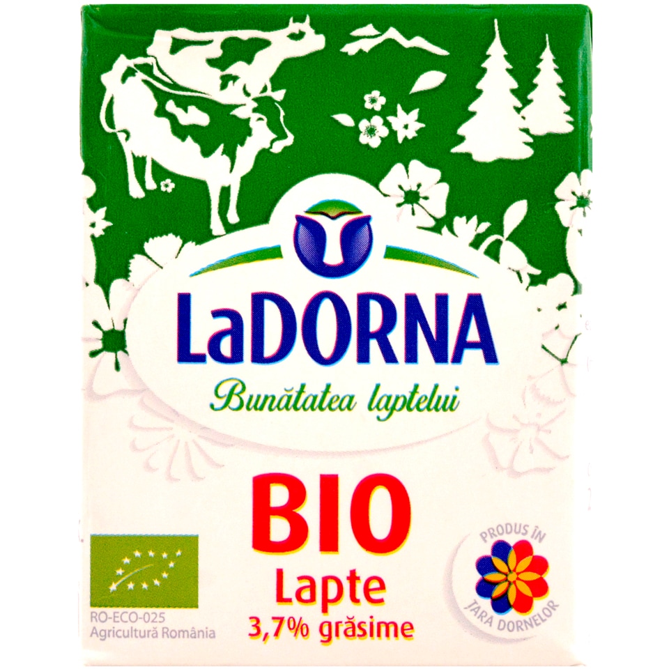 LaDORNA | Lapte ecologic UHT 0.2l | Mega-image