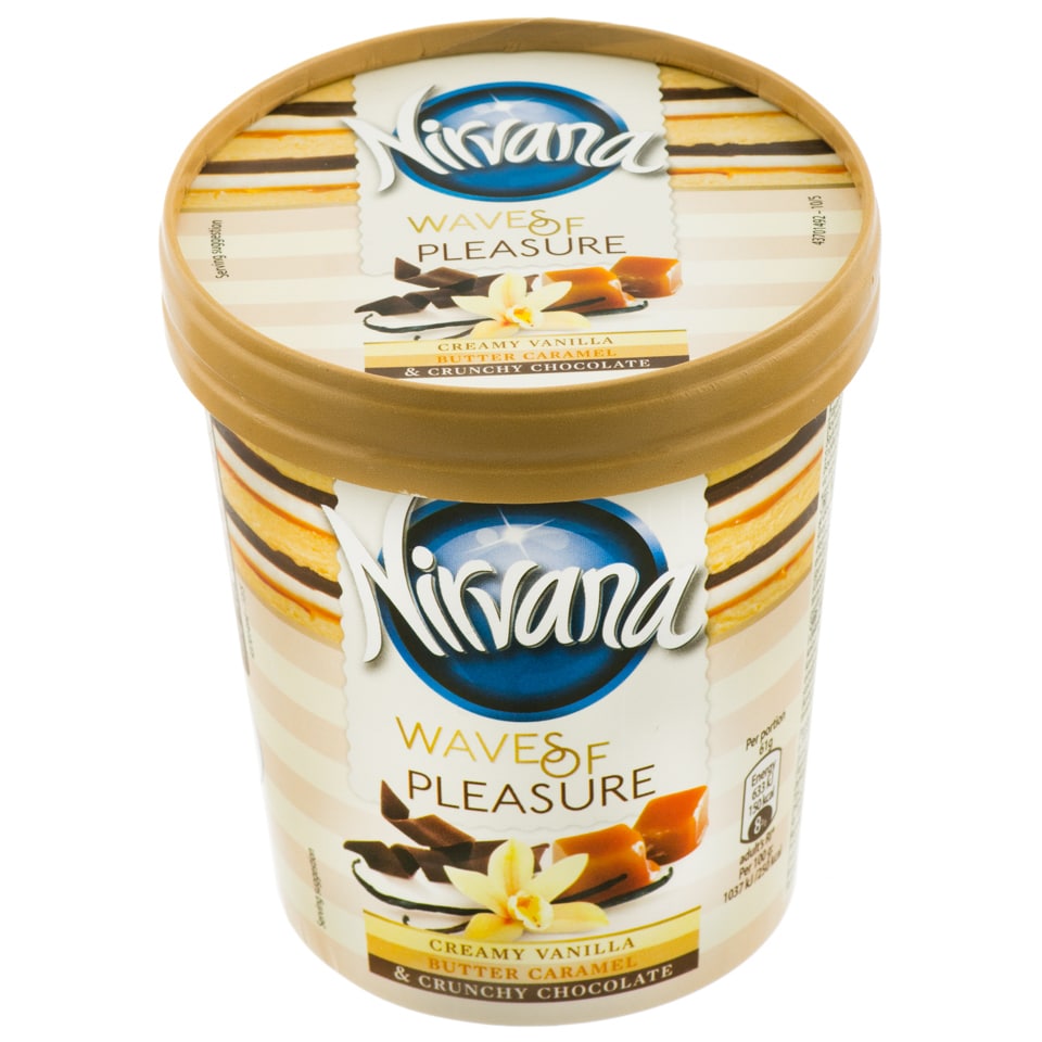 Nirvana | Inghetata cu vanilie si caramel 440ml | Mega-image