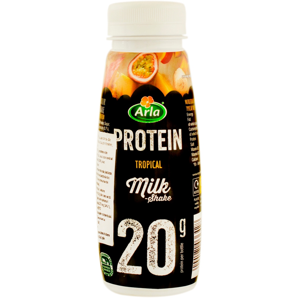 Arla | Bautura proteica din lapte UHT cu fructe tropicale 225ml | Mega ...