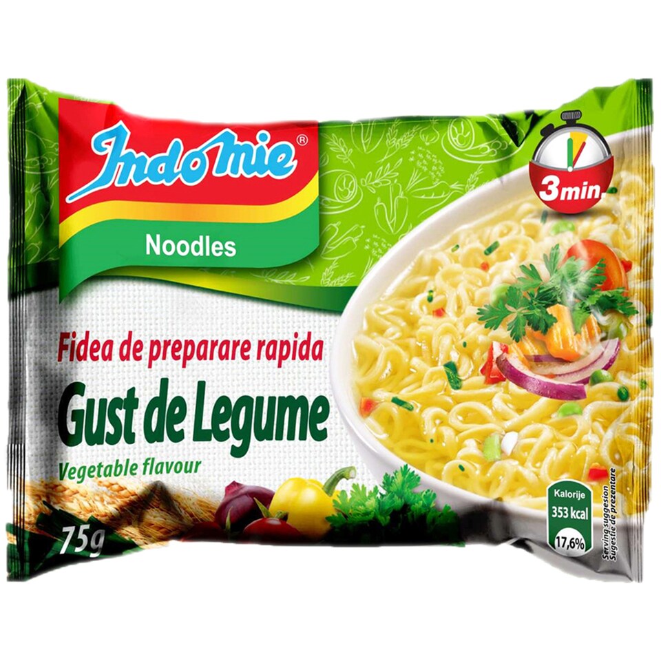 Indomie | Fidea de preparare rapida cu gust de legume 70g | Mega-image
